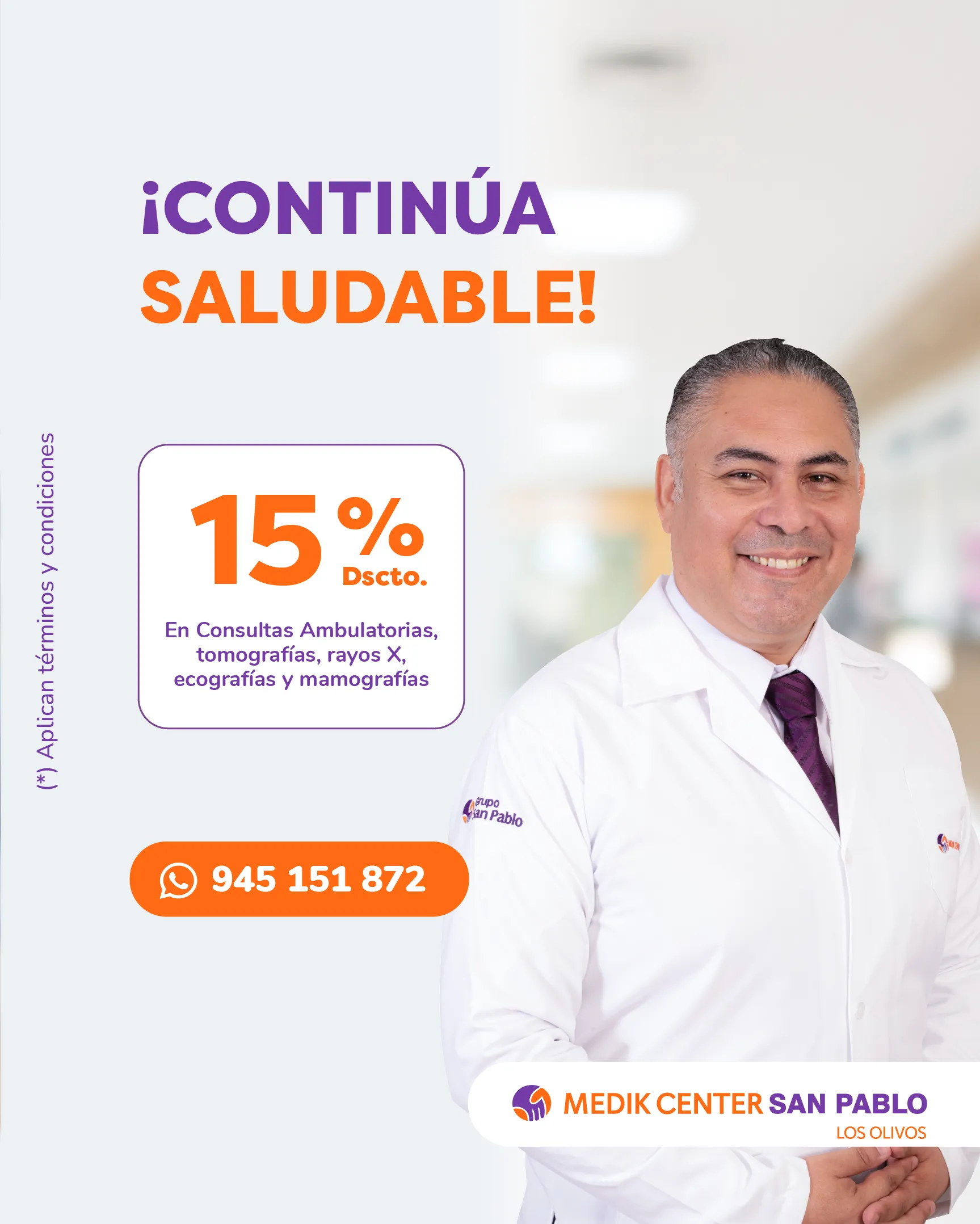 El nuevo centro médico llegó a Los Olivos | Medik Center San Pablo
